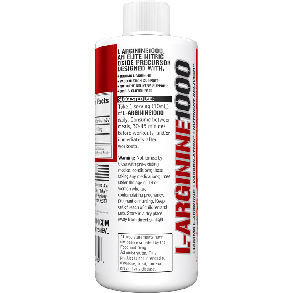 L-Arginine1000 Liquid – EVLUTION NUTRITION
