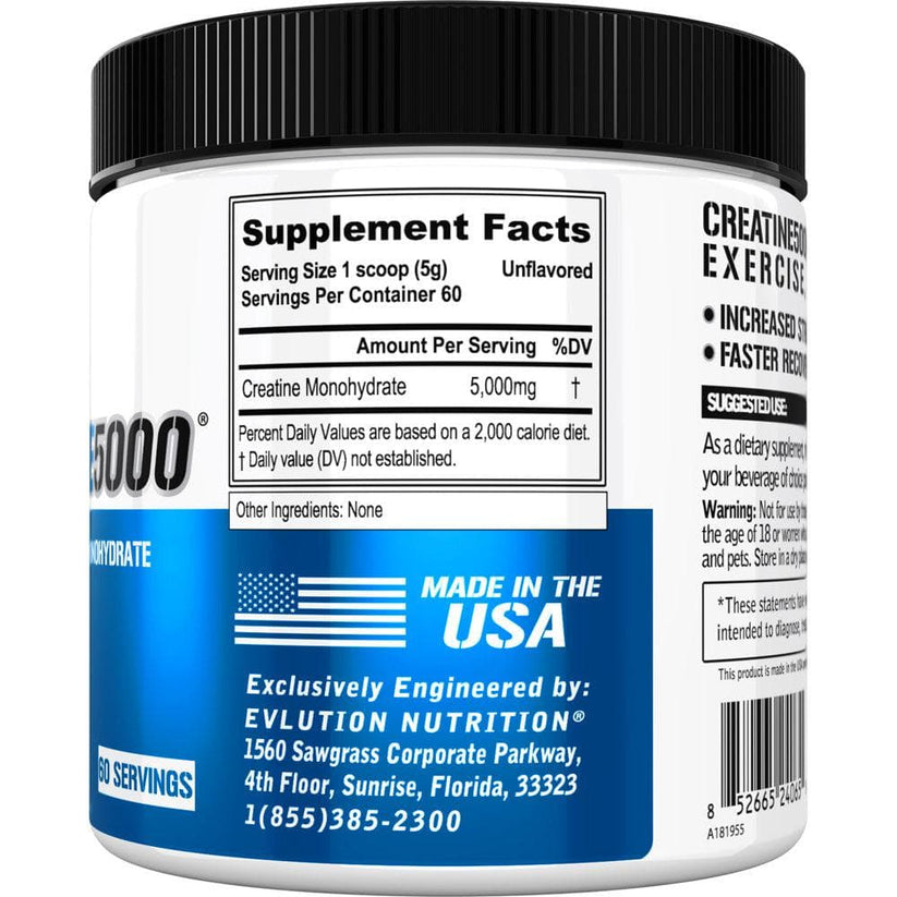 Creatine5000 (Powder) – EVLUTION NUTRITION